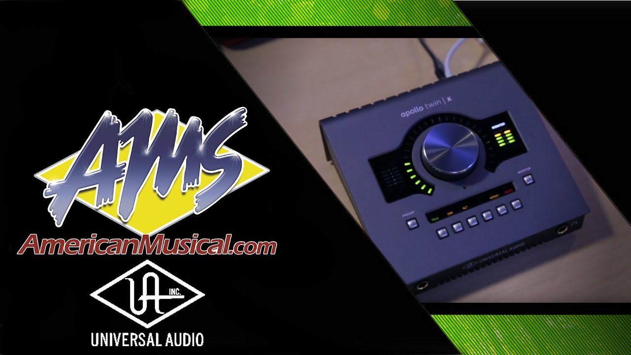 Universal Audio Apollo Twin X - American Musical Supply - YouTube