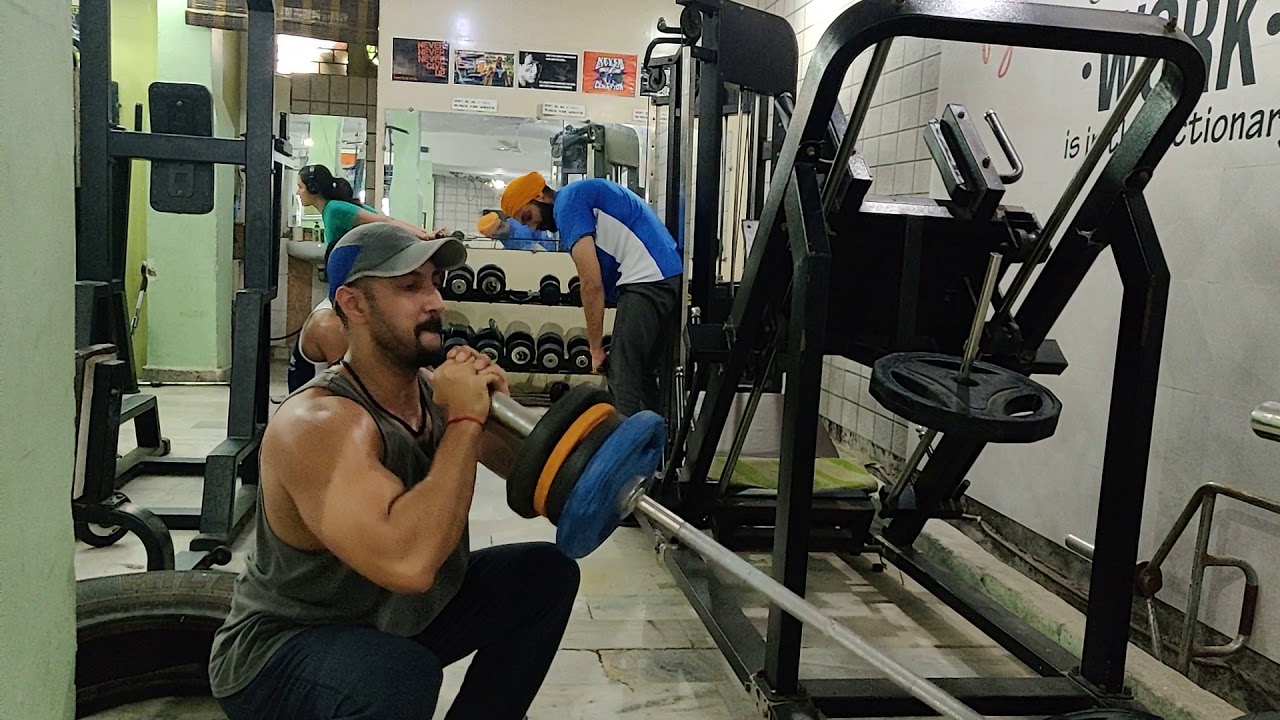 Landmine Front Delt Press for Shoulders - YouTube