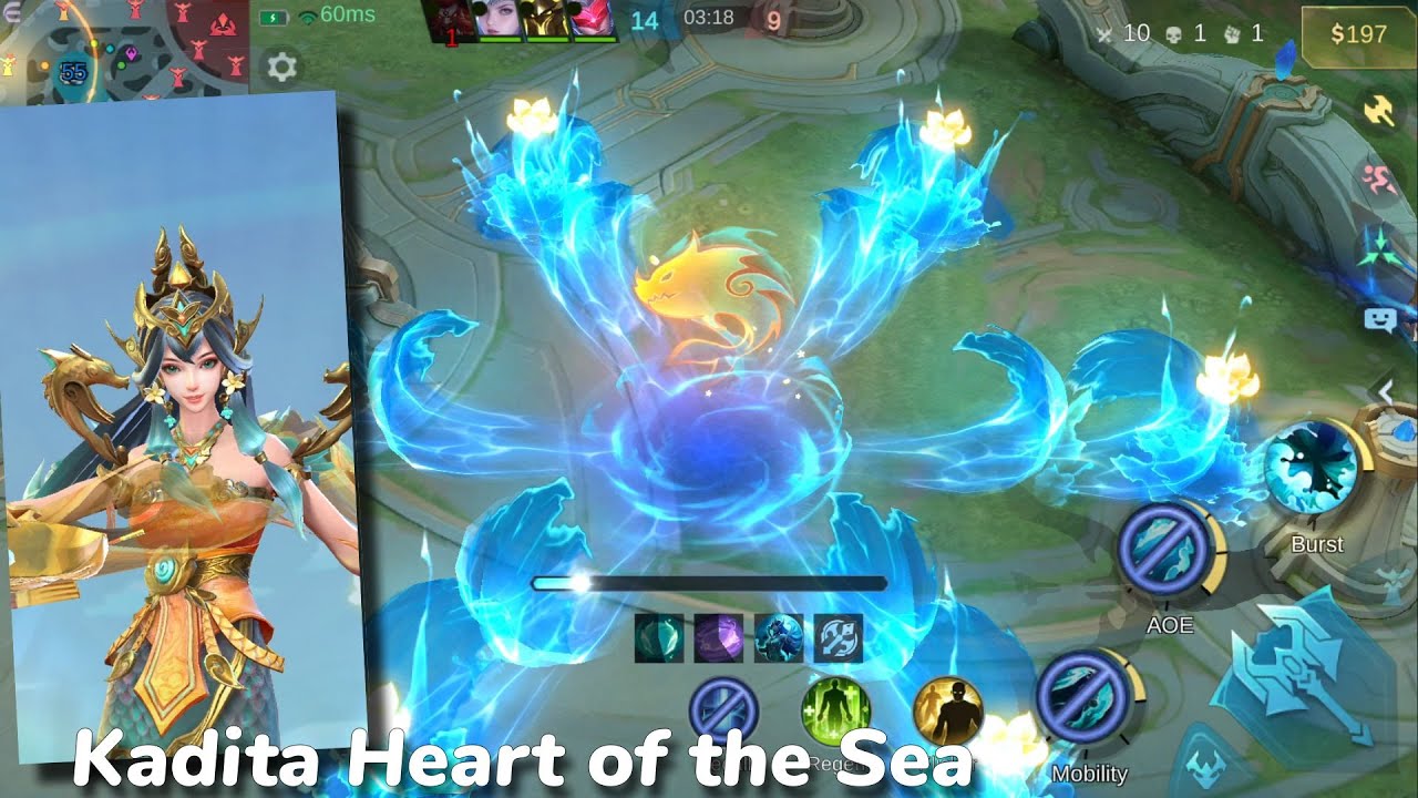 KADITA NEW CREATE SKIN "HEART OF THE SEA" BEAUTIFUL SKIN 2024!! (new ...