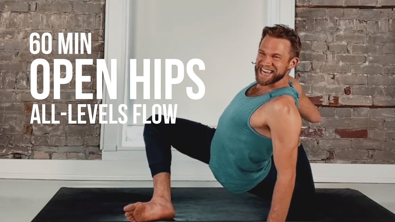 Open Hips, Energized Body (60 min) | Vinyasa Flow - YouTube