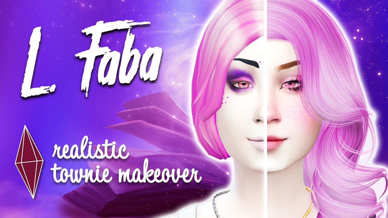 Realistic Townie Makeover - L. Faba | Sims 4 CAS | Sims 4 Spellcaster ...