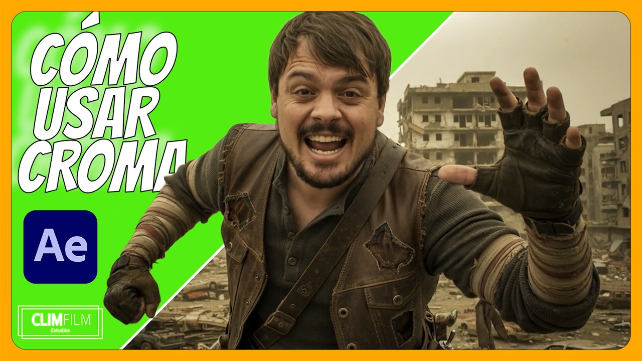 Dame 3 minutos y te enseño COMO usar CROMA verde en after effects - YouTube