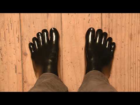 A little Latex Toe Socks compilation