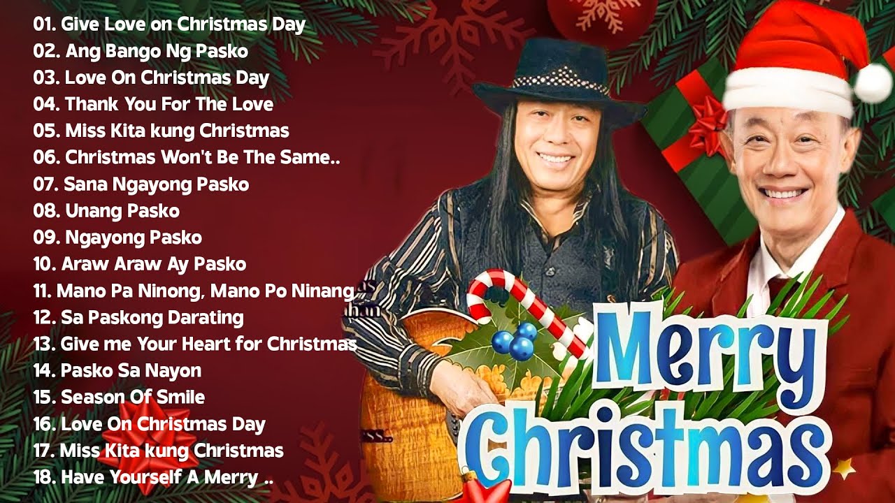 Jose Mari Chan, Garry Valenciano, Ariel Rivera🎄Best tagalog christmas ...