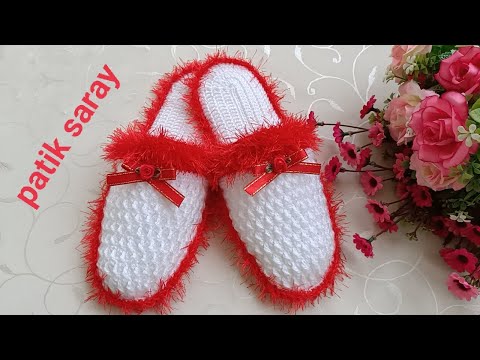 ✅SEVDİĞİNİZE HEDİYE🎁 Çok güzel tığ işi terlik modeli