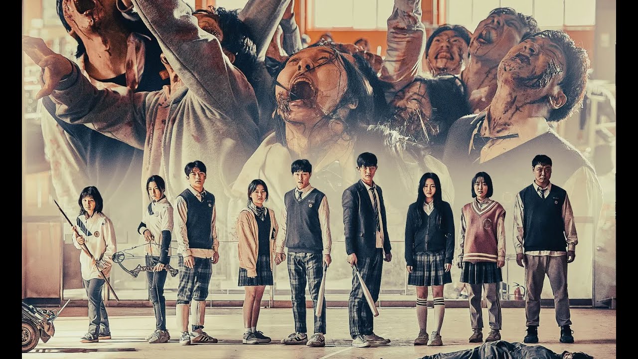 (part 1) the zombie outbreak in a school, group of students trying ...