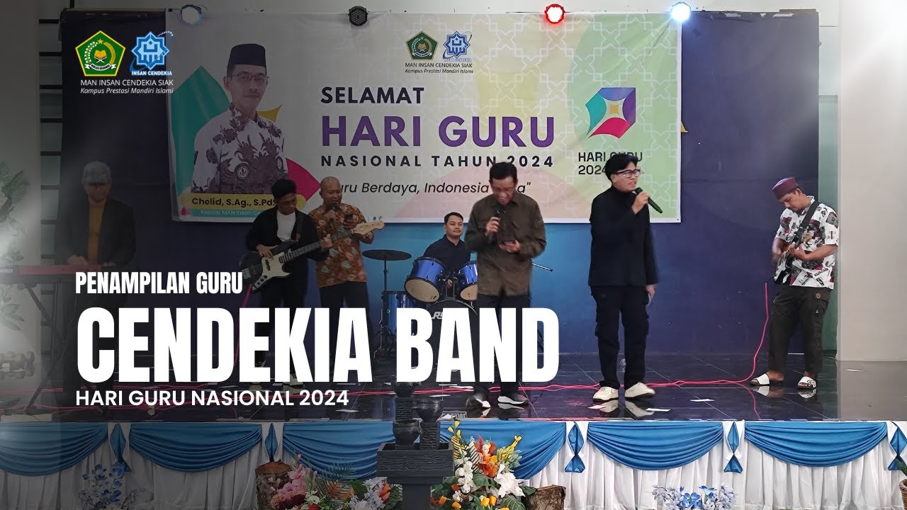 Cendekia Band - Penampilan Band Guru MAN IC Siak | HGN 2024 - YouTube