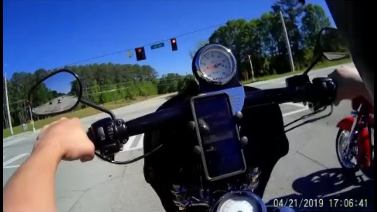 First Responder Garage screen cast Harley ride sunny day - YouTube