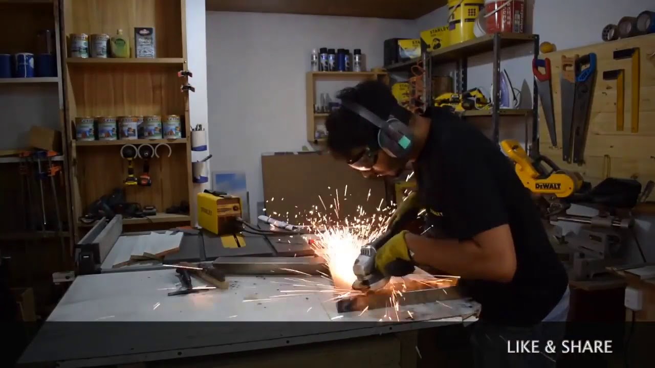 how to build a wooden metal garden bench DIY Ted's Woodworking program ...