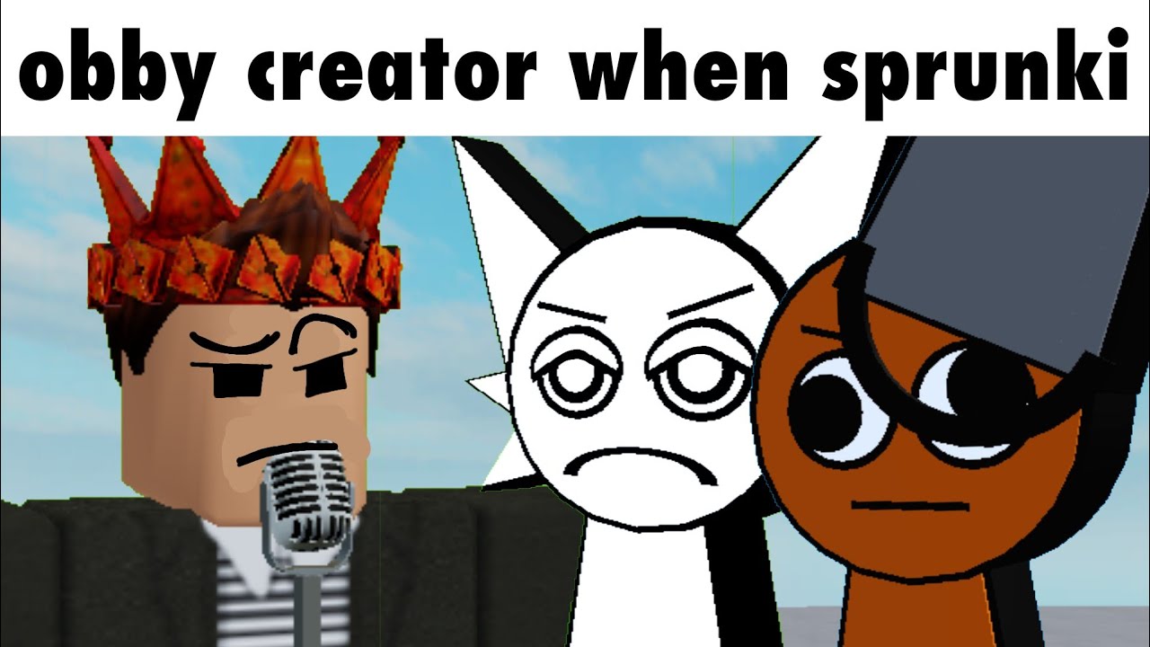 Sprunki in obby creator be like - YouTube