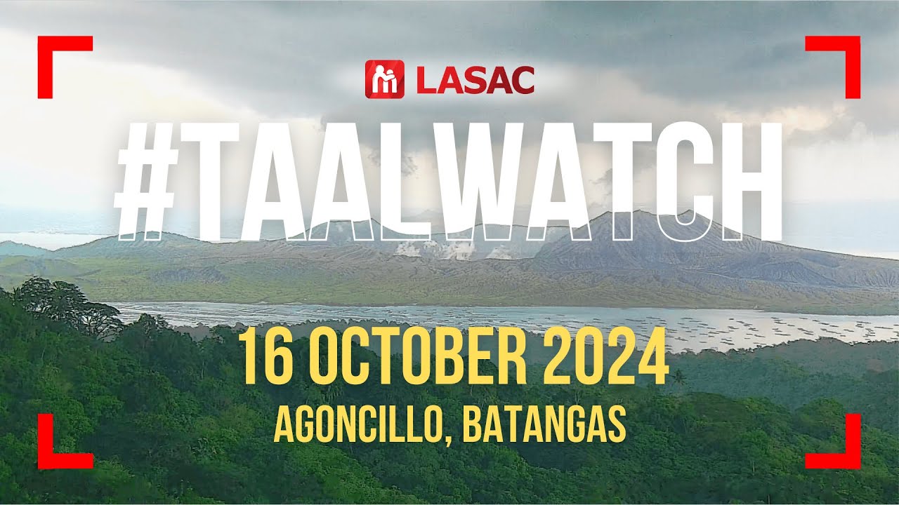 🔴 TAAL VOLCANO LIVE | 16 OCTOBER 2024 | Alert Level 1 - YouTube
