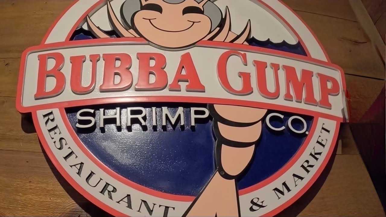 Bubba Gump Shrimp Co Universal Studios. “Run Forrest Run”! - YouTube