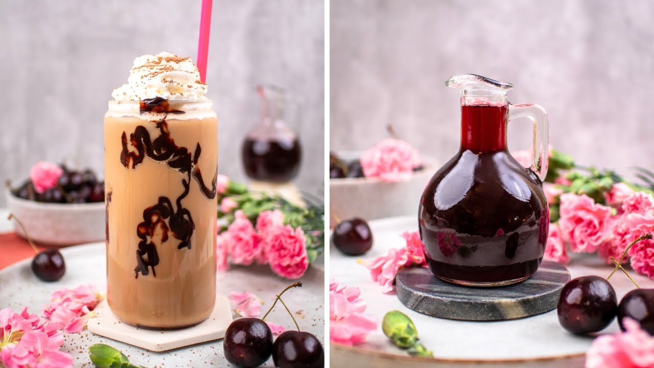 Iced Cherry Mocha - A Must Try Recipe🍒 - YouTube