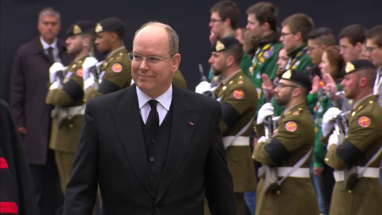 Royals at the funeral of Grand Duke Jean of Luxembourg - YouTube
