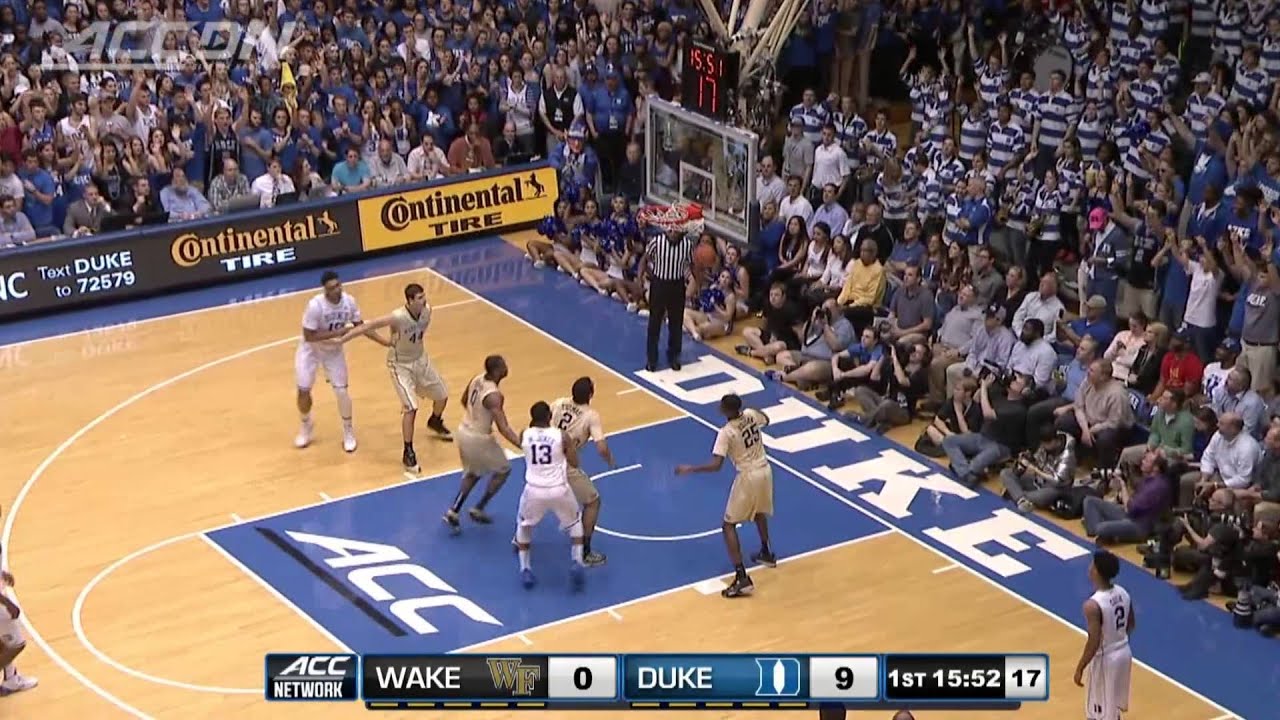 Duke Explodes to 31-5 Lead to Start Game vs Wake Forest - YouTube