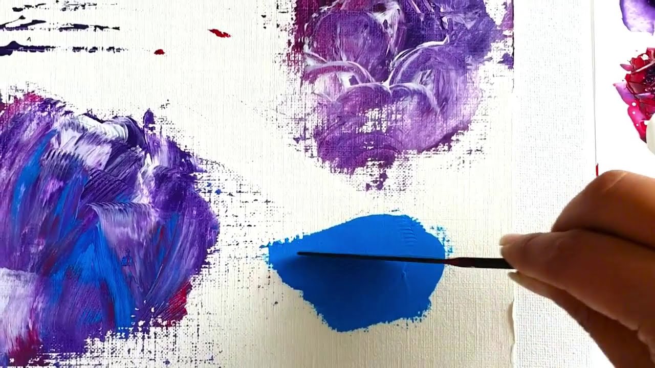 DIY Palette Knives Technique with plastic knife Easy For Young Kids ...