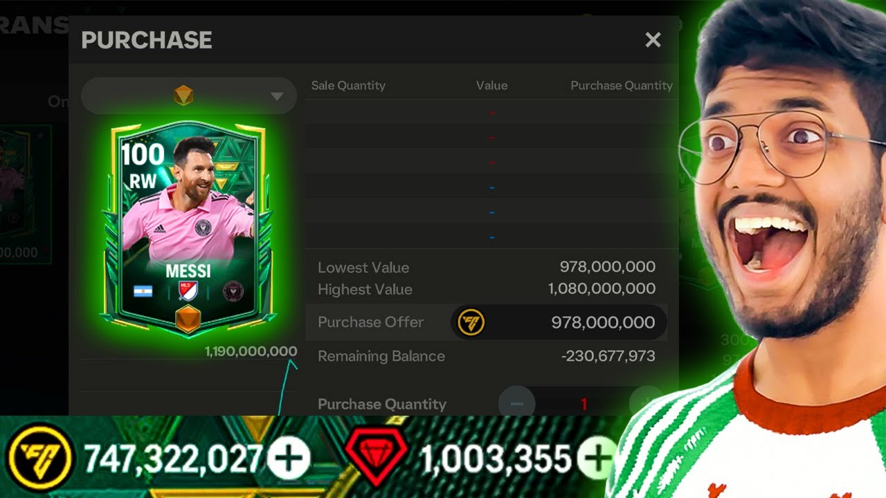 Today We Pack or Buy 100 WW Messi - FC MOBILE - YouTube