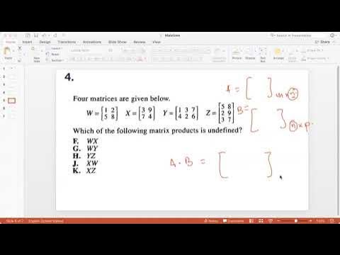 BASICS EXPLAINED: Matrices (ACT Math) - YouTube