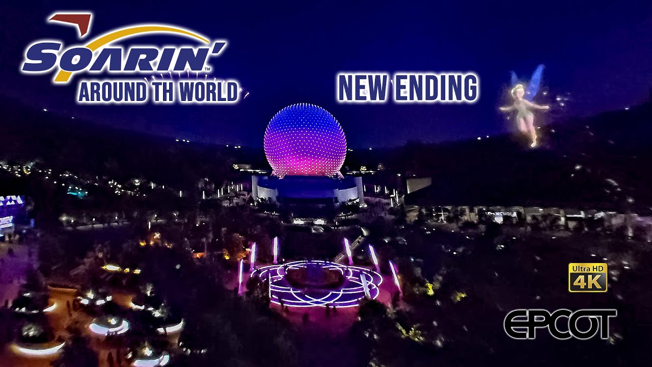 Soarin' Around the World with New Ending On Ride 4K POV EPCOT Walt ...