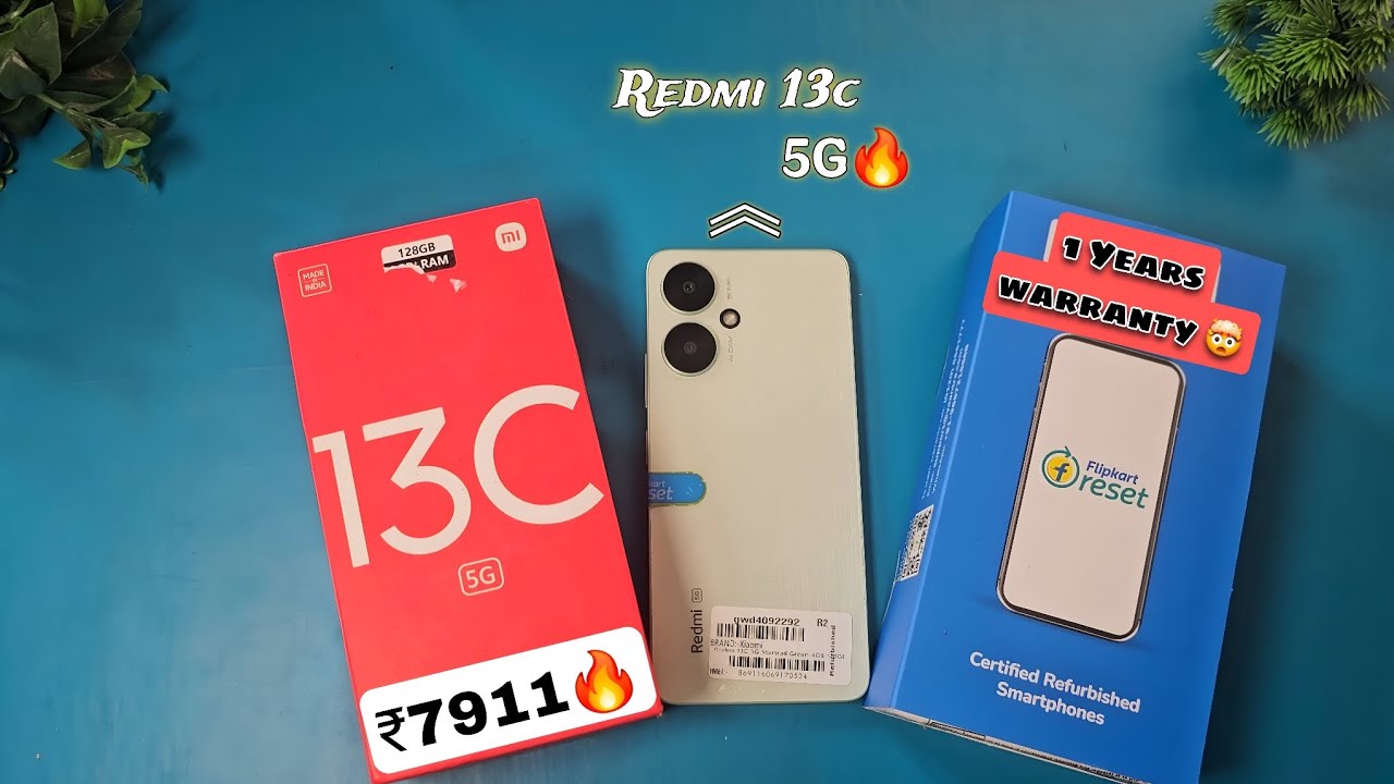 Redmi 13C 5G🔥 in just ₹7911/- 》From flipkart reset @ 1 years warrny 🤯 ...