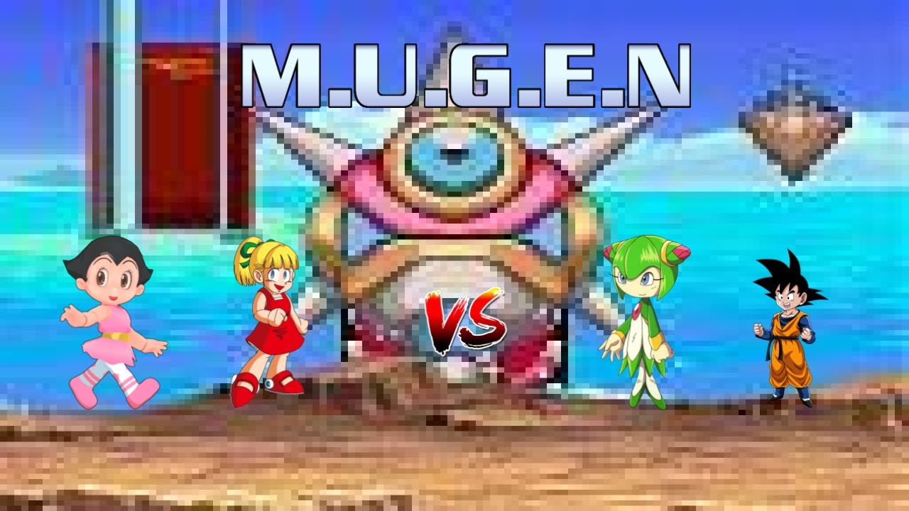 MUGEN #9 - Uran (Astro Boy) and Roll (Mega Man) Vs Cosmo The Seedrian ...