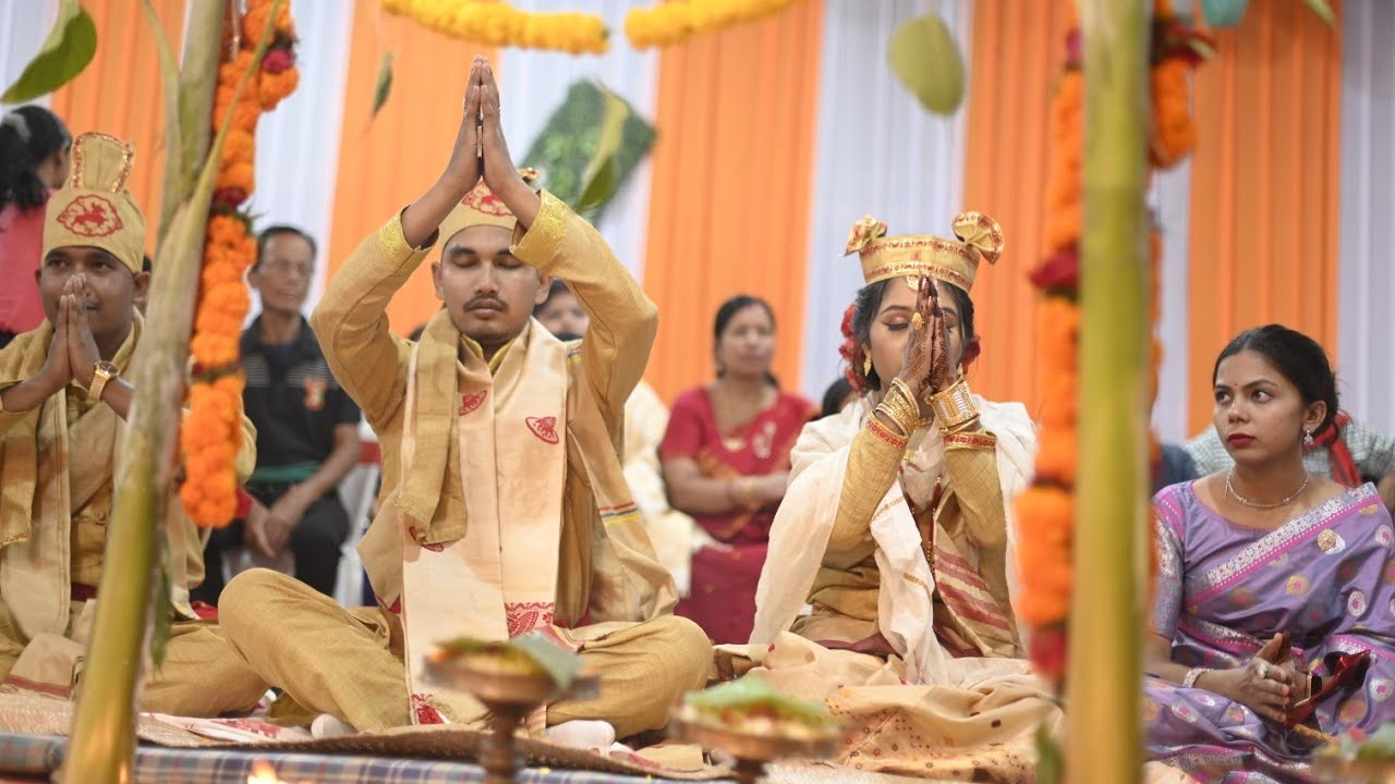 Assamese Wedding Ceremony | Ahom Traditional | 2025 | Choklong ...