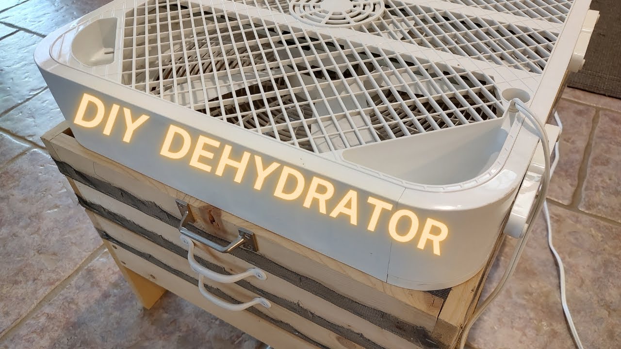 How to Make DIY Dehydrator Easy No Heat Box Fan to Dehydrate Food ...