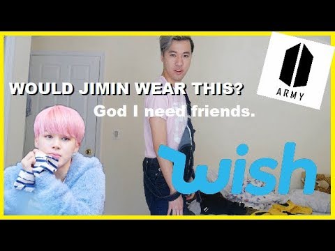 $200 KPOP BTS WISH app clothing Haul 2018 | Try on! - YouTube