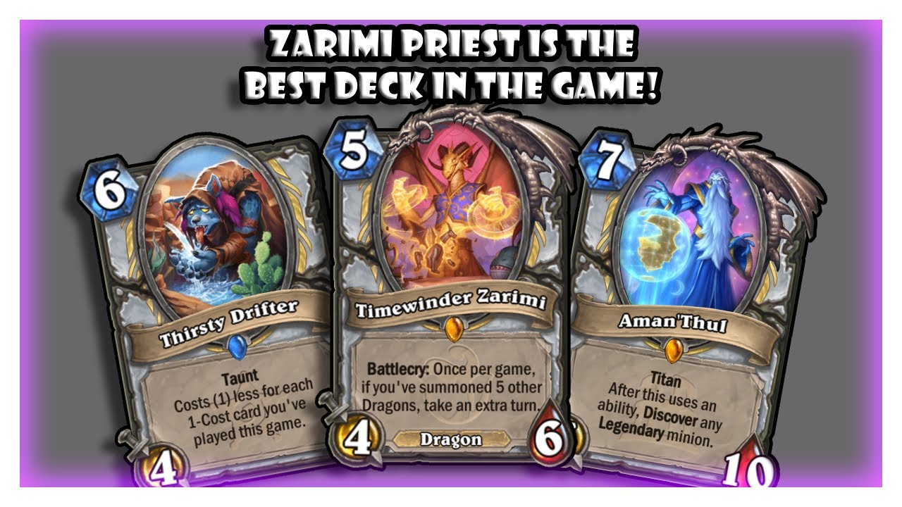ZARIMI PRIEST IS THE BEST DECK IN THE META! - YouTube