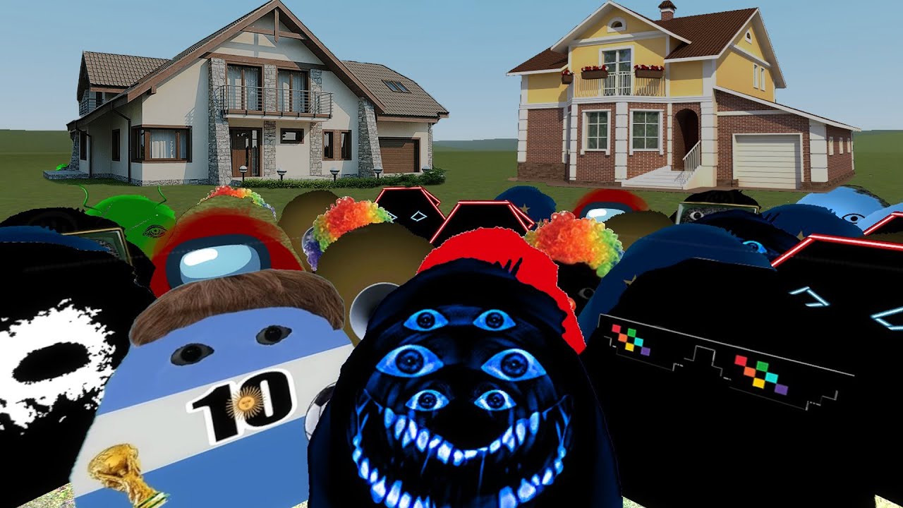 Angry Munci Family Vs Houses In Garry's Mod! (Park 14) - YouTube
