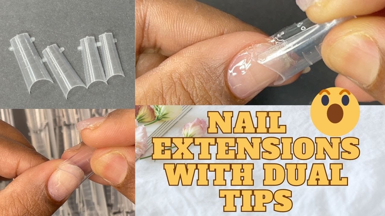 Nail Extensions with Dual Tips | Have you heard of Dual Tips?? Builder ...