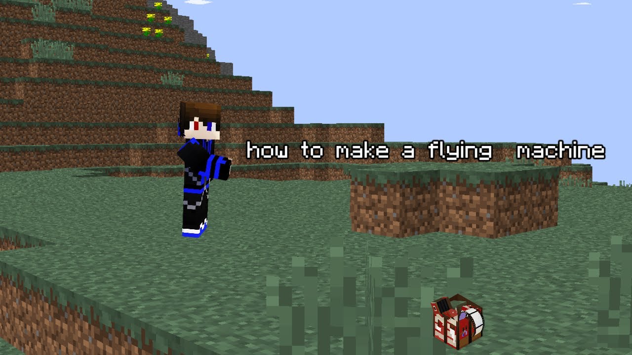 how to make flying machine in minecraft bedrock edition ! - YouTube