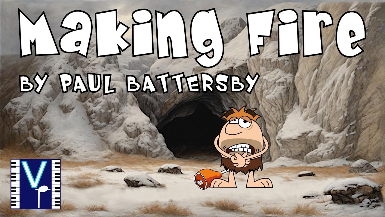 Making Fire - cartoon caveman discovers fire - featuring Tempest by ...
