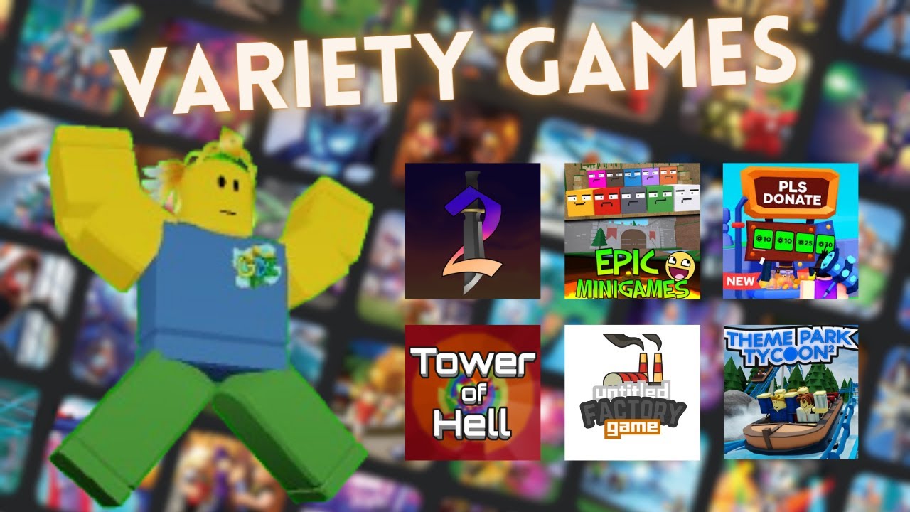 VARIETY GAMES WITH GDZ! | Gdz Roblox Gamez - YouTube