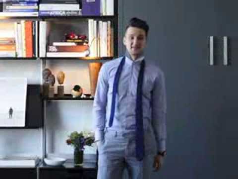 How to Tie a Tie (by Marcel Floruss of One Dapper Street) - YouTube