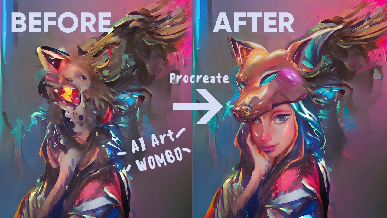[Procreate] Transform AI art to MASTERPIECE! - YouTube