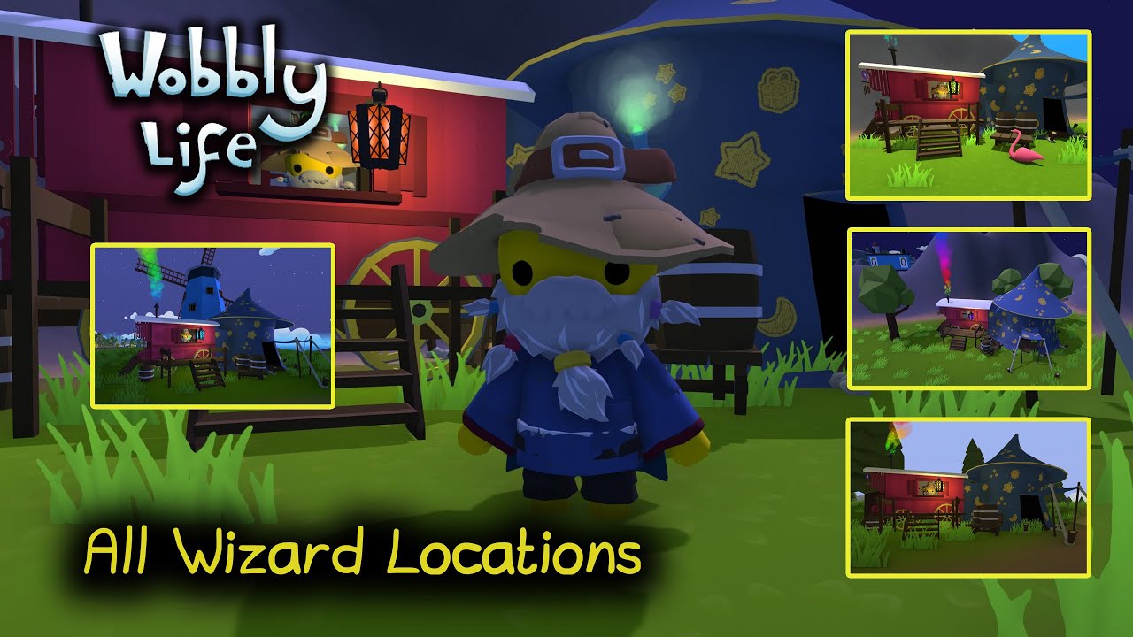 All Wizard Locations in Wobbly Life - YouTube