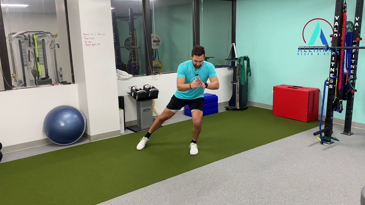 Single Leg Balance Start Touches - YouTube