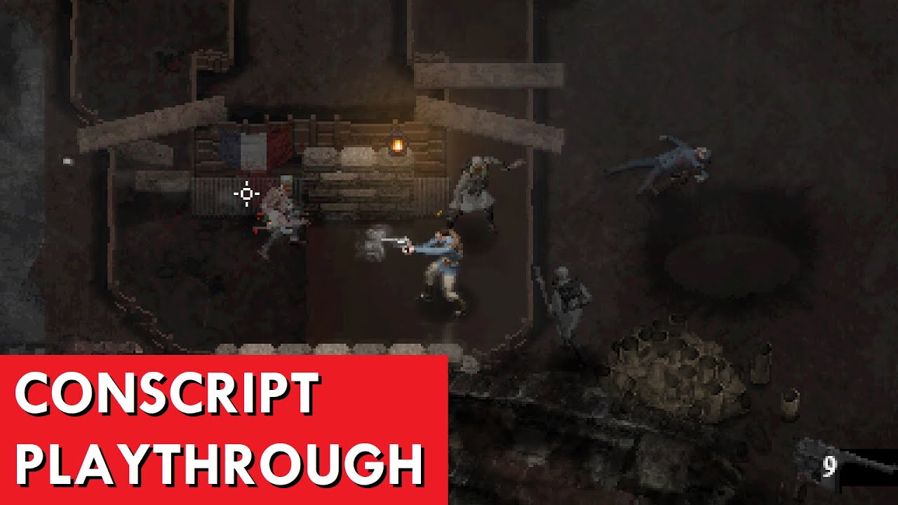 CONSCRIPT (Full Playthrough) A Silent Hill/Resident Evil inspired top-down survival horror ...
