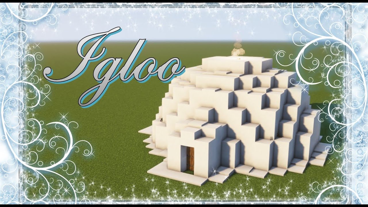 Minecraft: How To Build An Igloo | Tutorial - YouTube
