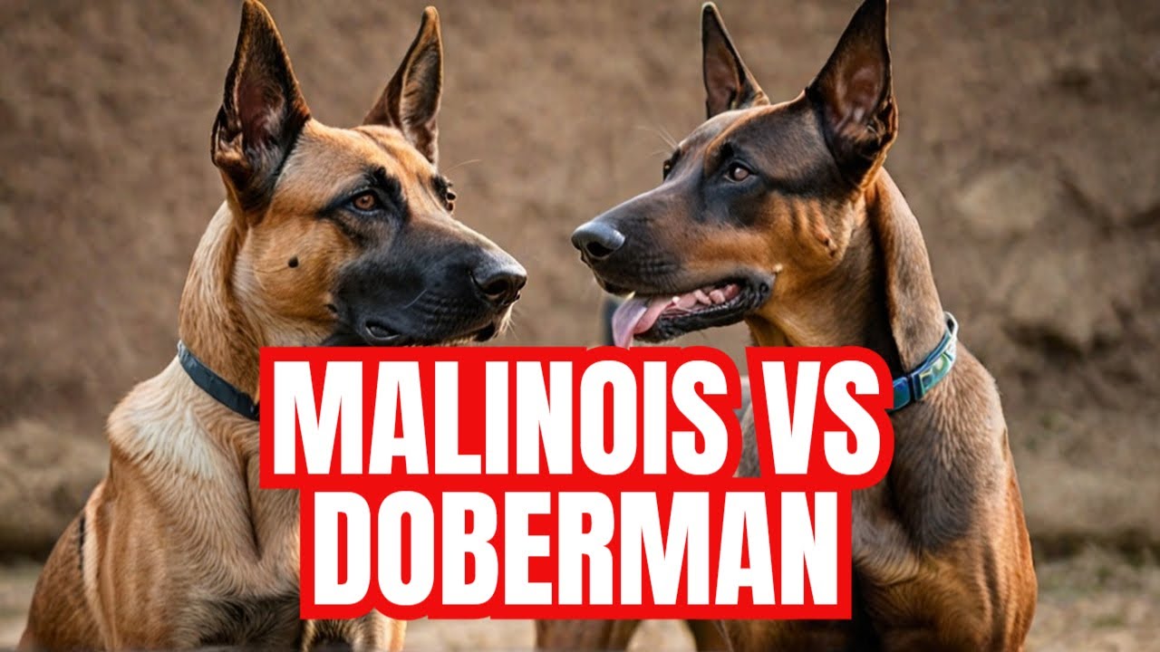 Belgian Malinois VS Doberman: THE ULTIMATE BREED COMPARISON! | Dog ...