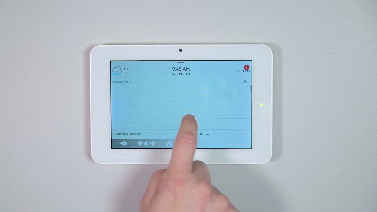 TELUS | How do I connect or reconnect my Control Panel to Wi-Fi (Gen 2 ...