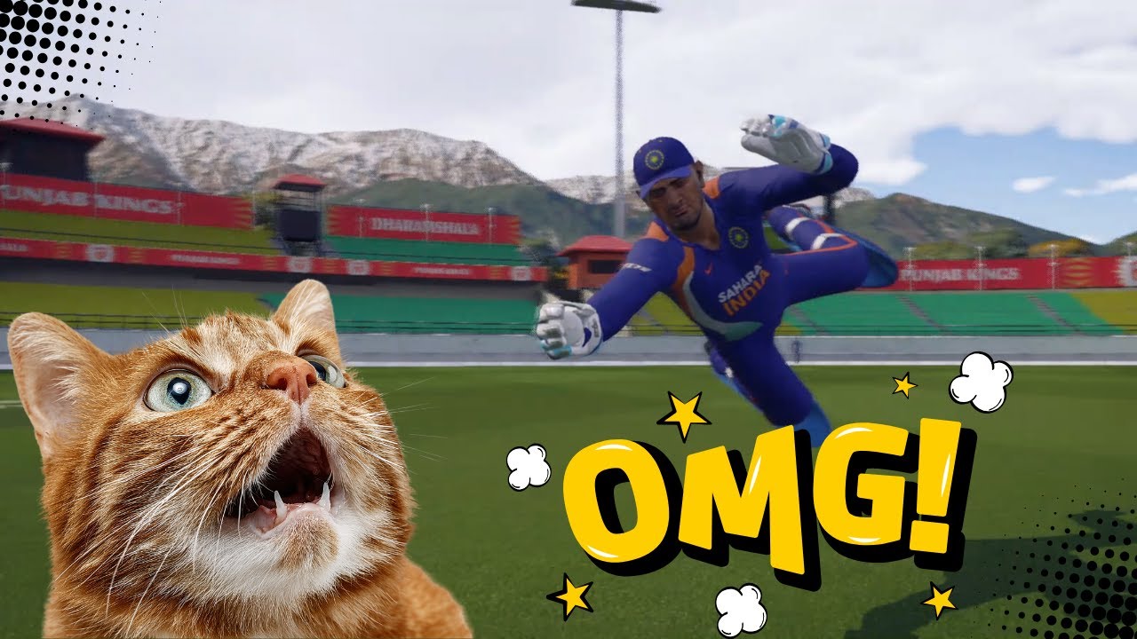 Flying Catch That Stunned the World 😱 | MS Dhoni at His Absolute Best ...