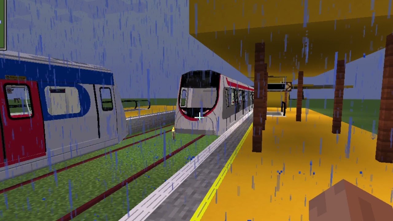 minecraft mtr showcase - YouTube