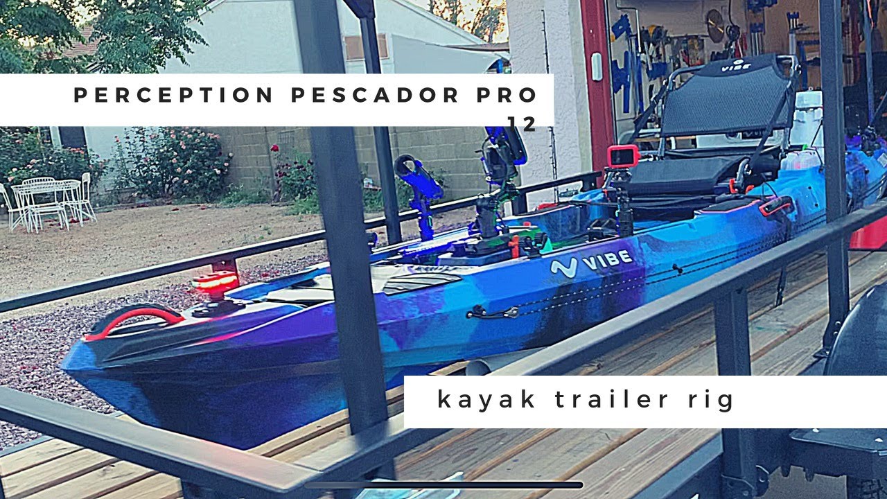 PERCEPTION PESCADOR PRO 12 | Quick Kayak Trailer Rig Overview - YouTube