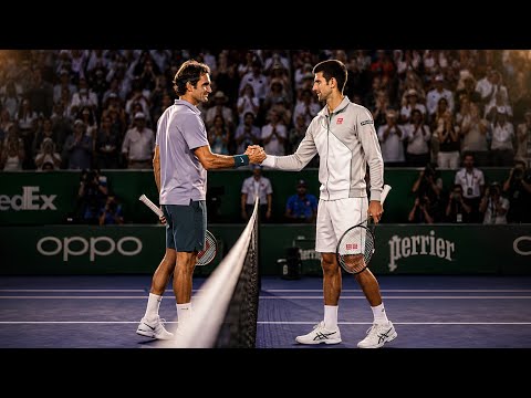 The Most Entertaining Federer vs Djokovic Match Ever (4K)