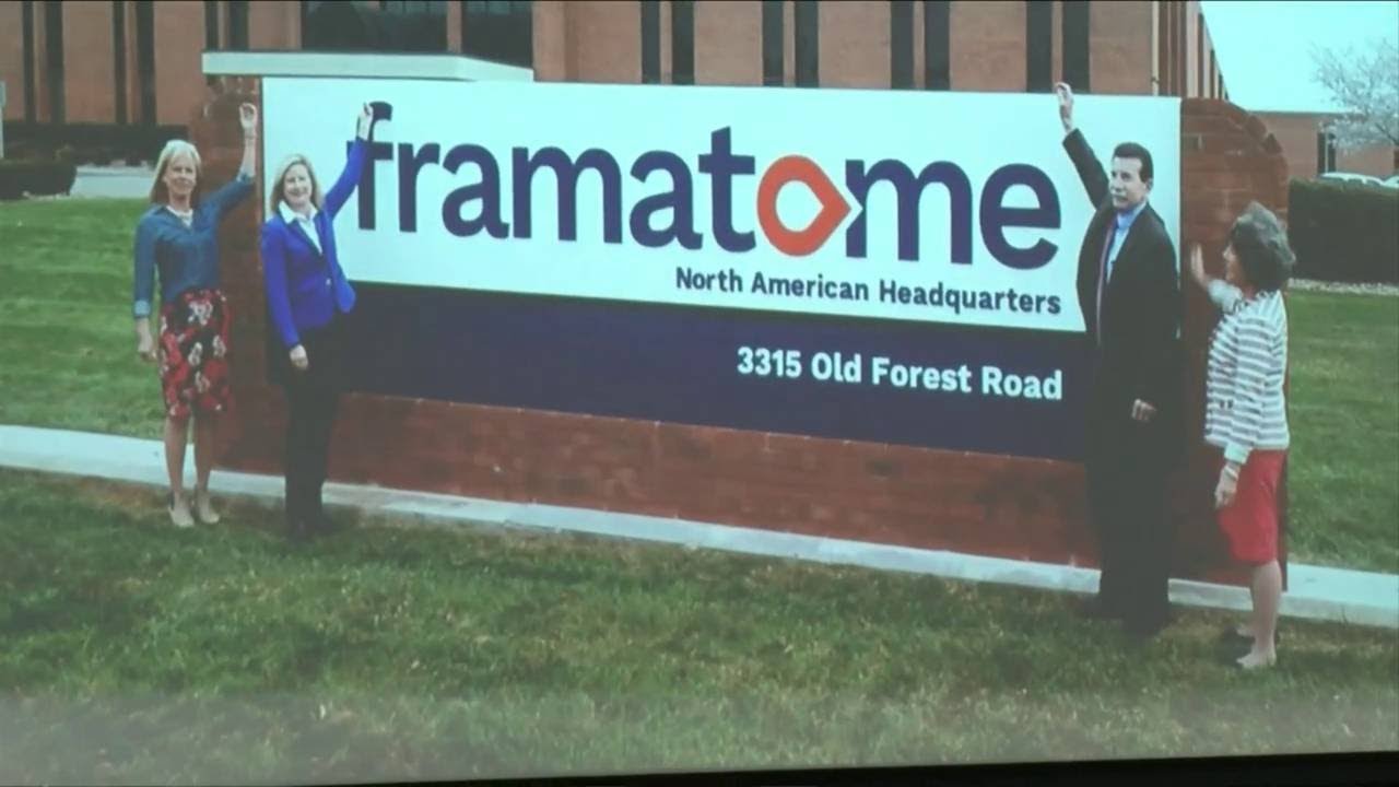 Framatome announces plan to move headquarters to Lynchburg - YouTube