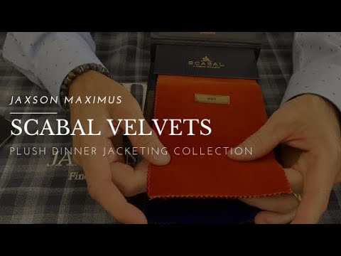 Scabal Plush Velvet Formal Jacketing Fabrics | Cloth Collection Series ...