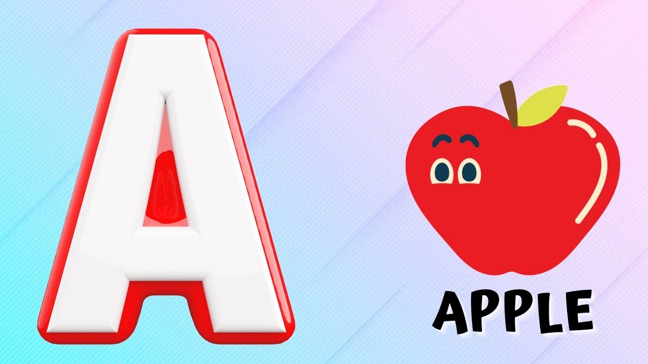 A for Apple lOne words Phonics Song for Toddlers l Phonics Sounds of ...