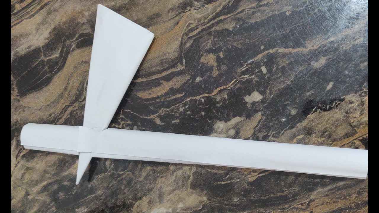 How to make an axe with paper. - YouTube
